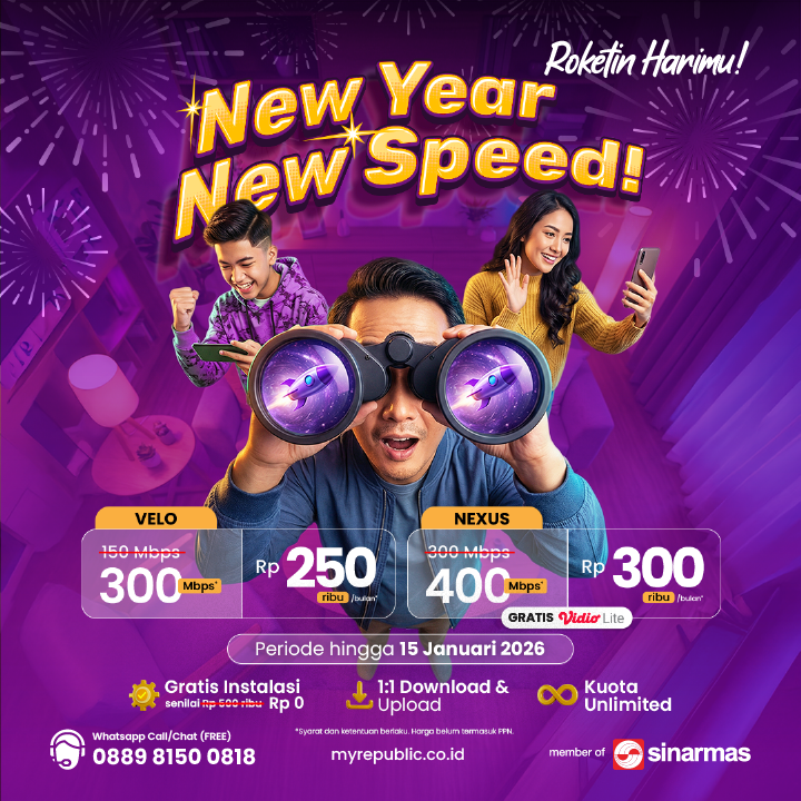 Paket MyRepublic - Wifi Rumah - MyRepublic Broadband Promo