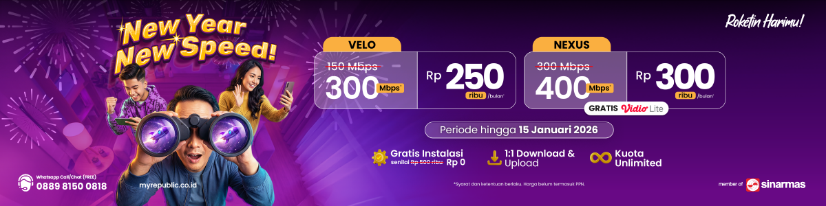 Paket MyRepublic - Wifi Rumah - MyRepublic Broadband Promo